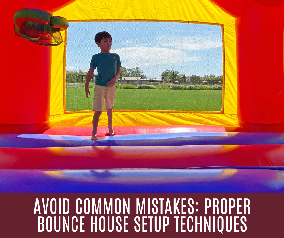 Proper Bounce House Setup Techniques | Avoiding Mistakes - Hero Kiddo ...