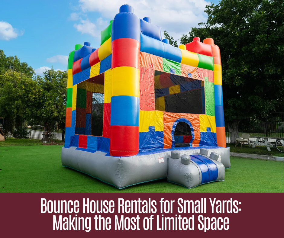 Space Saver Bounce House Rental for Small Yards | Hero Kiddo - Hero ...