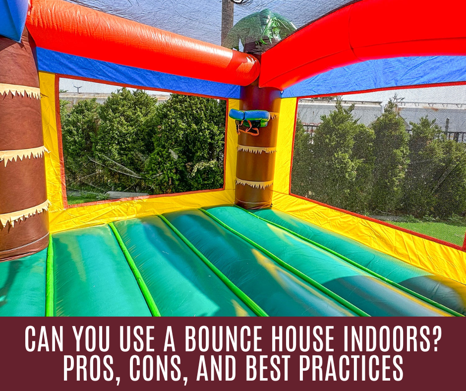 Can You Use a Bounce House Indoor | Pros and Cons - Hero Kiddo Inflatables