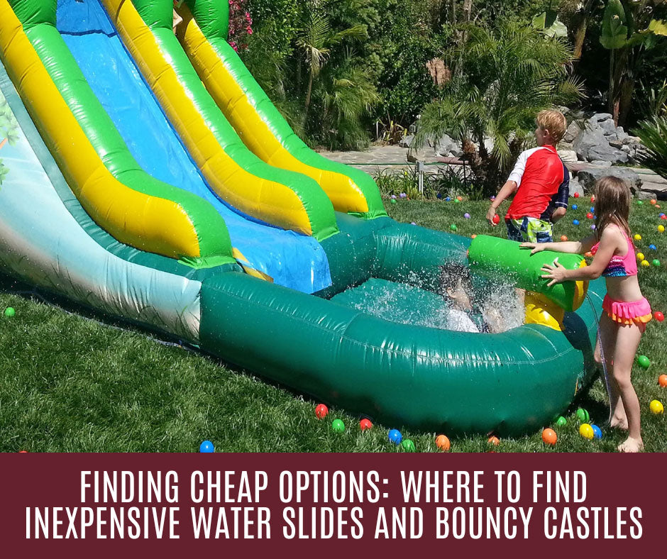Where to Find Inexpensive Water Slides and Bouncy Castles - Hero Kiddo ...