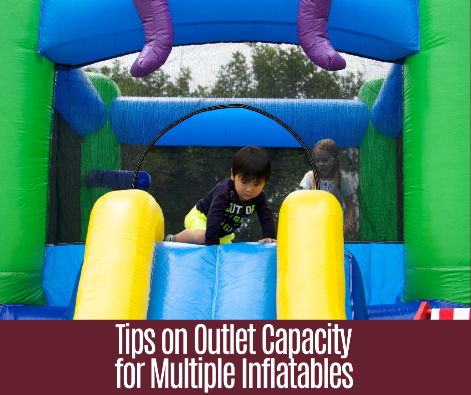 Tips on Outlet Capacity for Multiple Inflatables - Hero Kiddo Inflatables