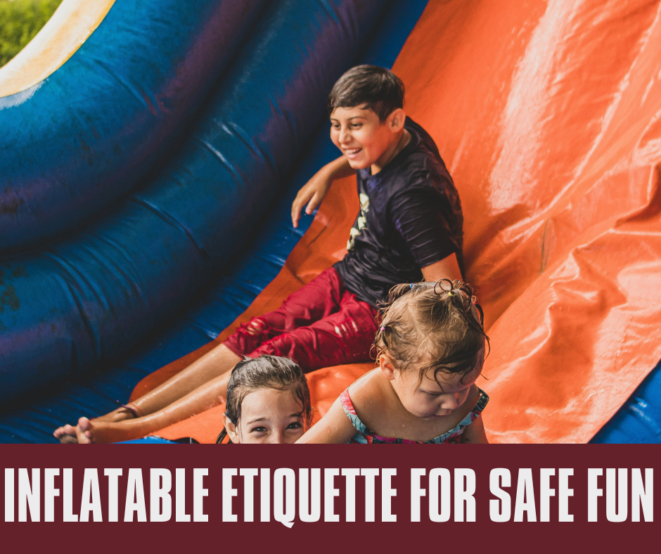 Inflatable Etiquette for Safe Fun - Hero Kiddo Inflatables