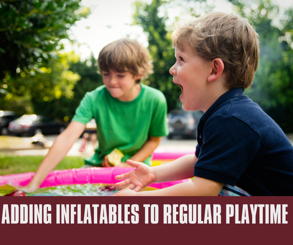 Adding Inflatables to Daily Playtime - Hero Kiddo Inflatables