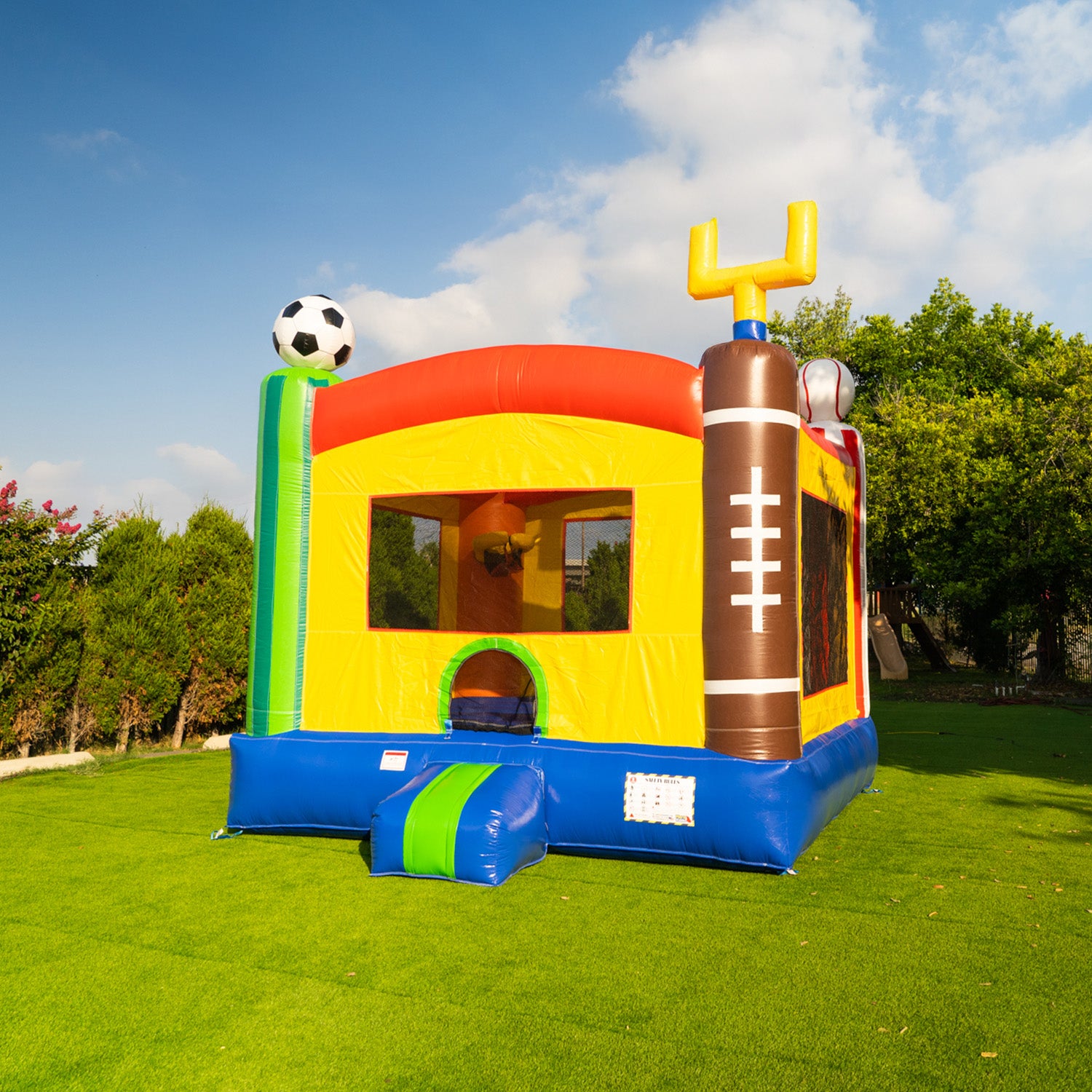 Sports Bounce House - Hero Kiddo Inflatables